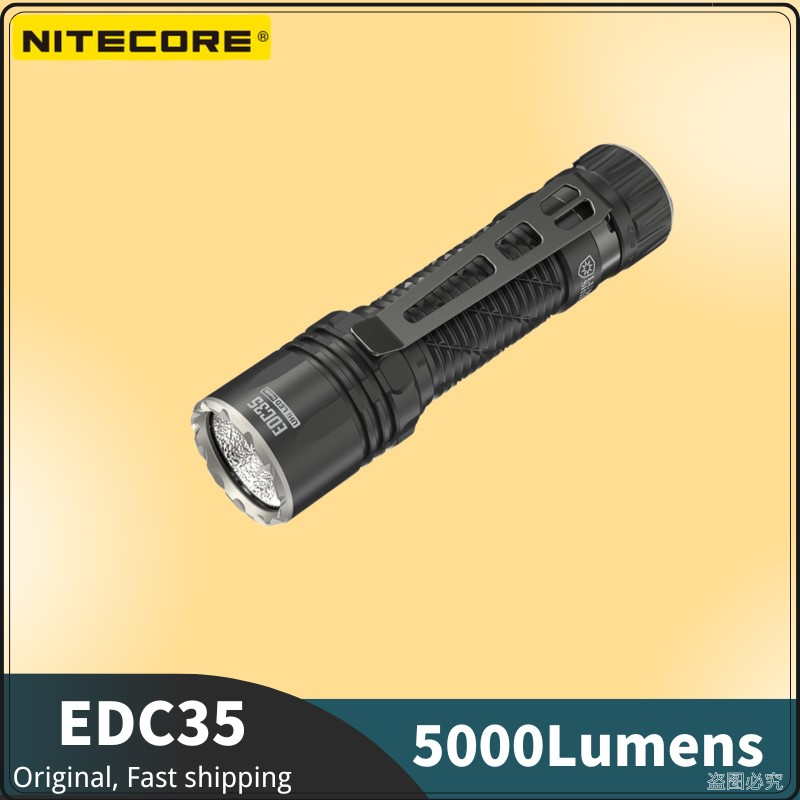 Nitecore EDC35 5000 Lumen EDC Flashlight, USB-C Rechargeable, High ...