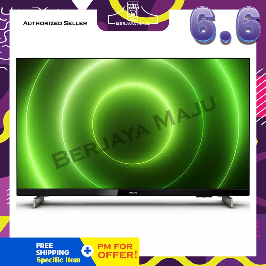 Philips 43" Full HD Smart Android LED TV 43PFT6916/68 | Lazada