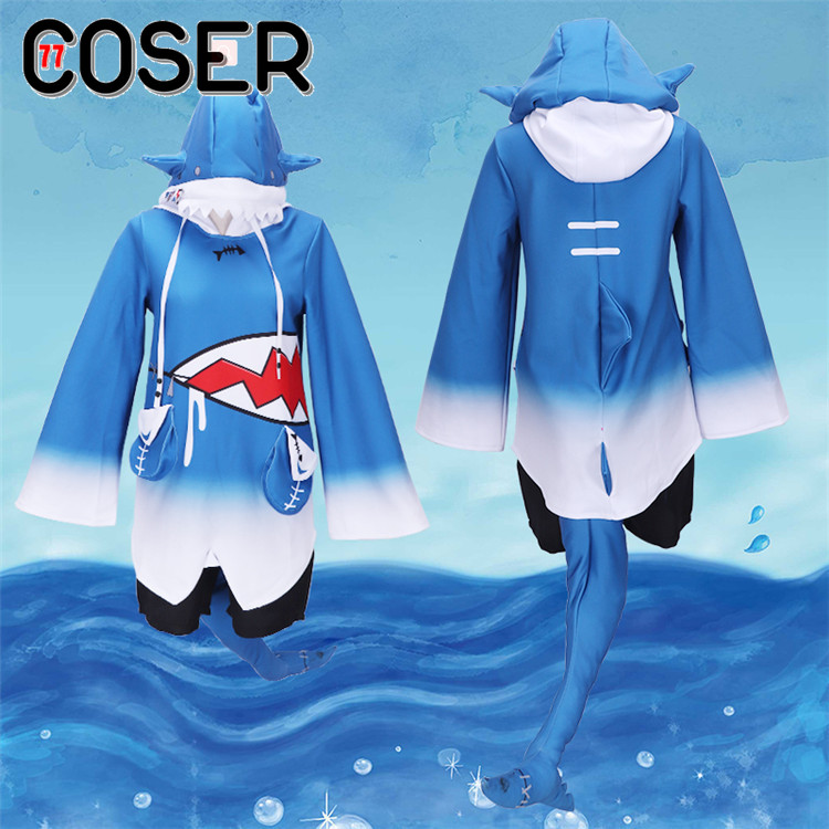 【COSER 77】Hololive Gawr Gura cosplay Vtuber Cos Hollove virtual idol ...