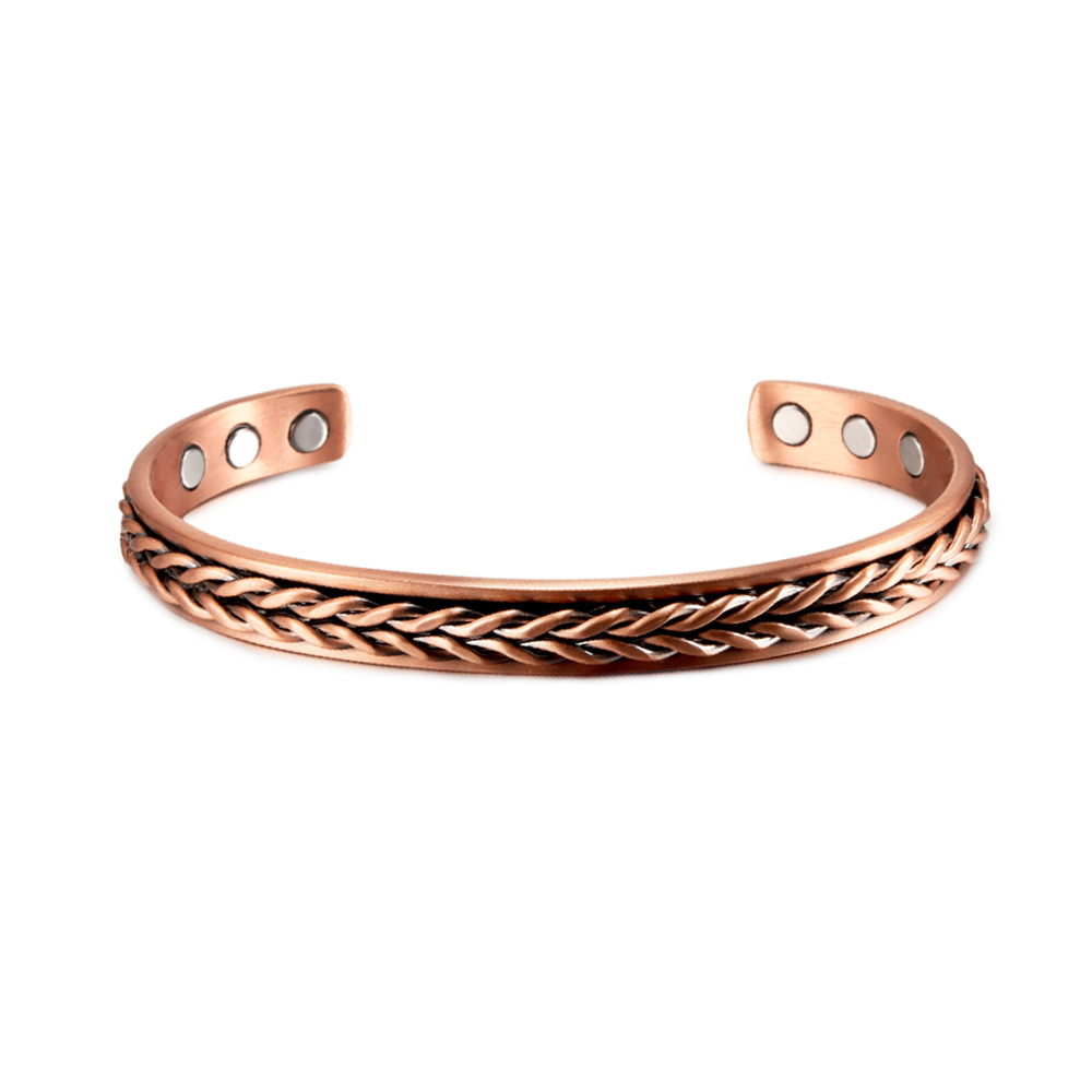 【Exclusive Discount】Twisted Copper Bracelet Benefits Cuff Bracelets for ...