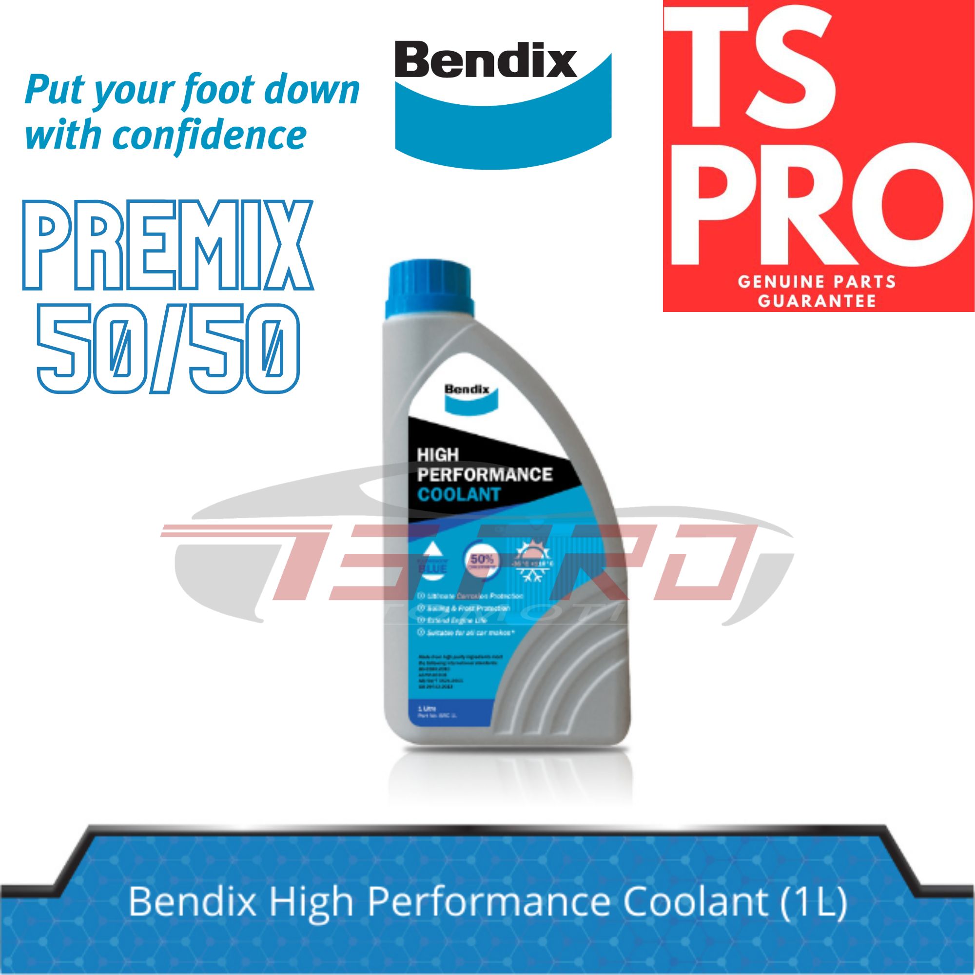 Bendix Genuine High Performance Coolant (1L)(Premix 50/50) | Lazada