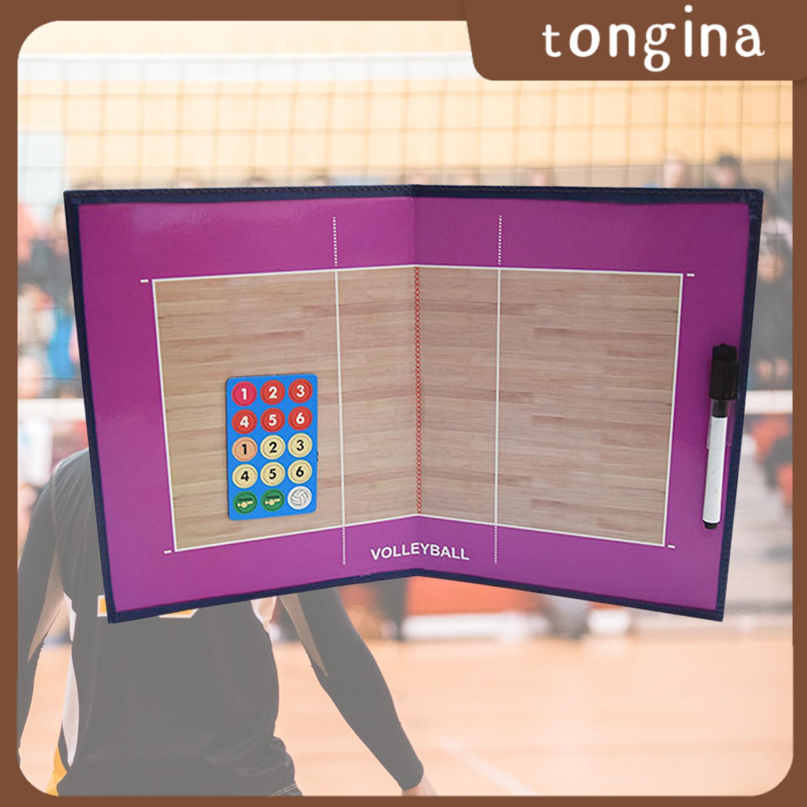 tongina Volleyball Coaching Board with Dry Erase Coaches Match Plan ...