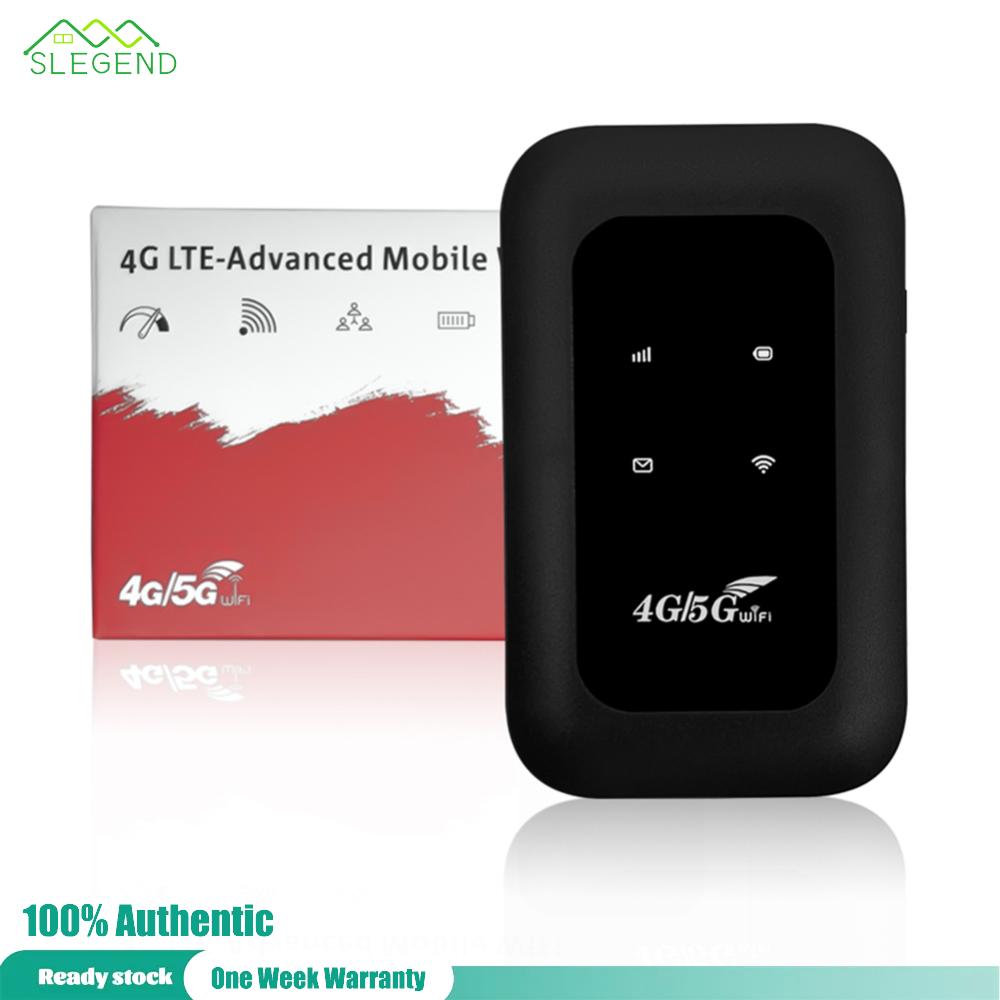 Portable 4G LTE WiFi Modem with SIM Card Slot Wireless 4G Router Mini Router for RV Travel ...