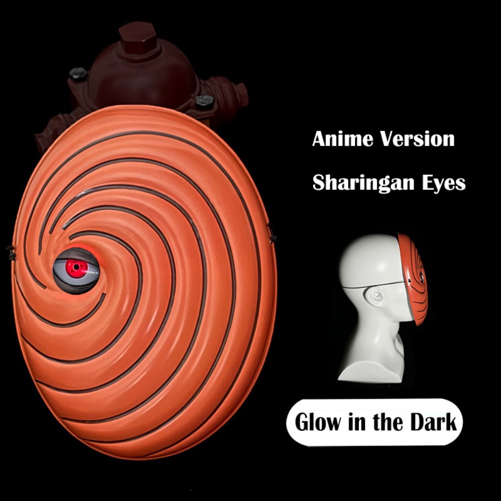 TOYOYOTA Uchiha obito นารูโตะเรืองแสง Tobi ค่ะ เล่นตามบทบาท ฝาครอบใบ ...
