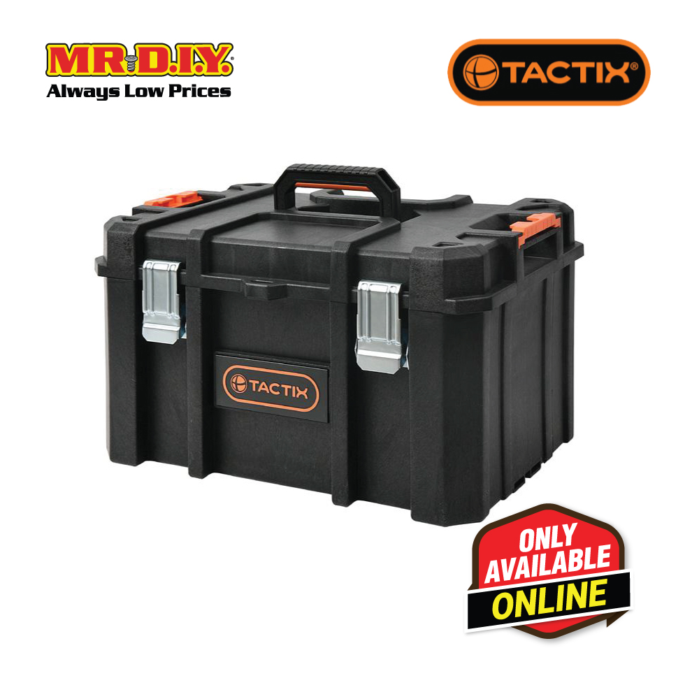 TACTIX Mid Tool Box With Tool Organizer | Lazada