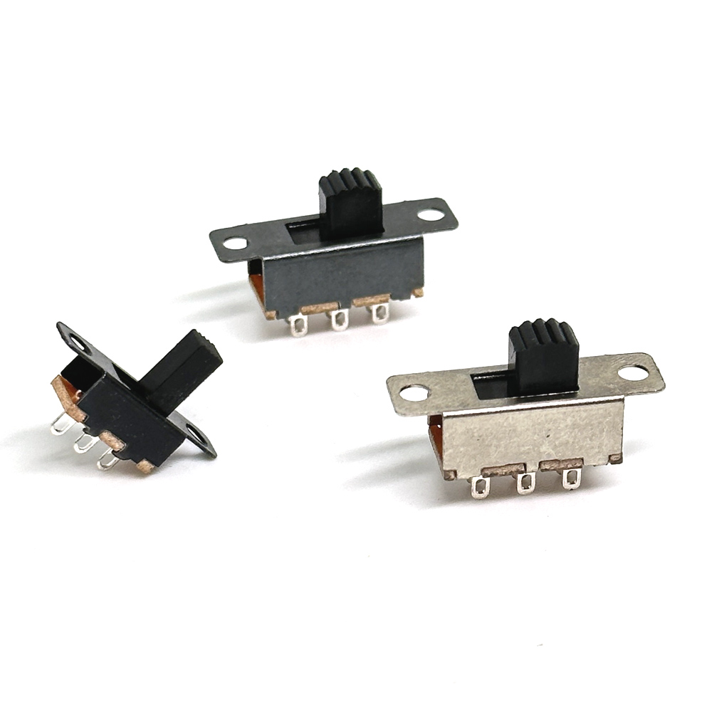 1/30 Pcs 2 Position Dpdt 2p2t Panel Mount Vertical Slide Switch 6 Pin 0 ...