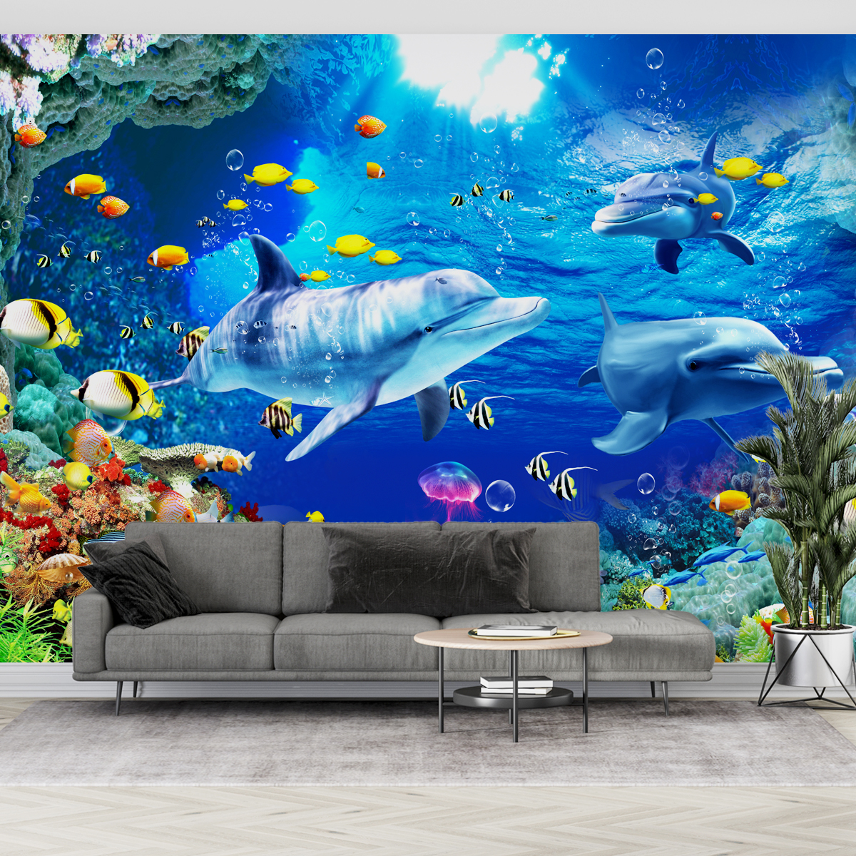 Hourhome 🇲🇾MSIA READY STOCK - 3D Dolphin Underwater Sea Marine Lumba ...