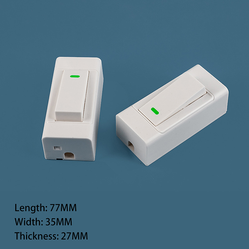 lights 1 Gang 2 Way Surface Mount Push Button Switch Wire Hanging ...