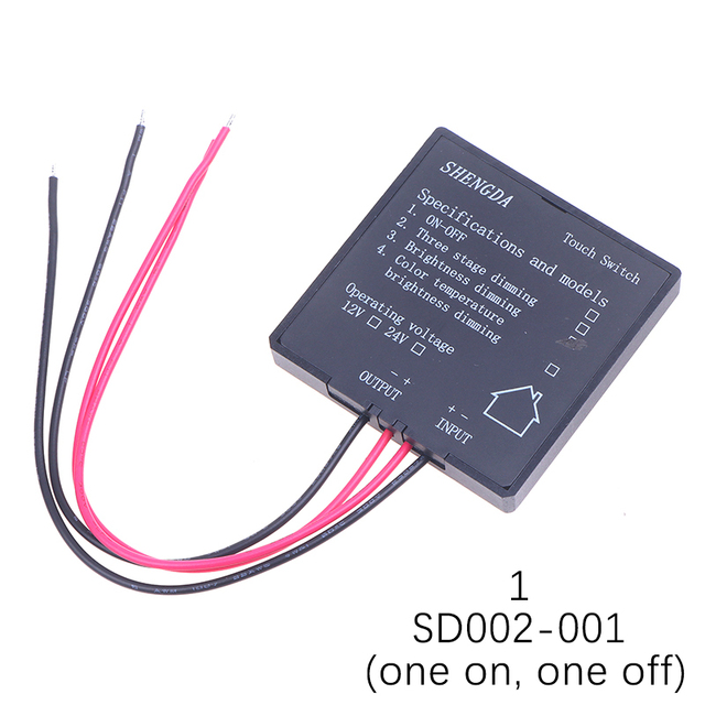 Dc 5-24v Bathroom Mirror Switch Touch-Switch Sensor Stepless Adjustment Dimming Touch Switch For ...