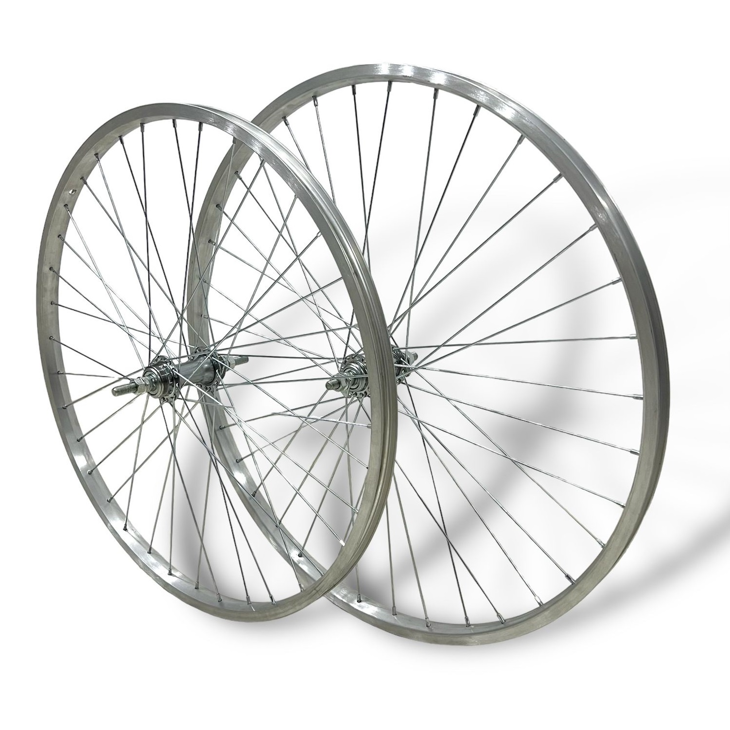 Bicycle Steel / Alloy Rim, Double Side Thread Hub 36/36 Holes 24 and 26 ...