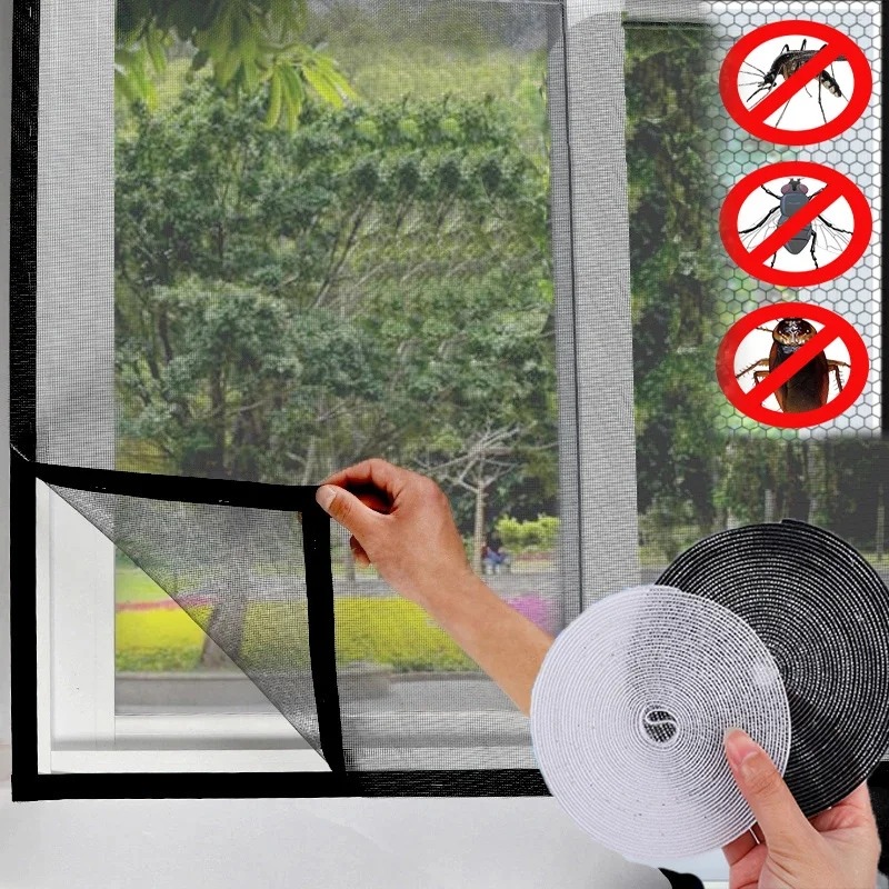 Creative Insect-proof Self-adhesive Invisible Window Screen Encrypted ...