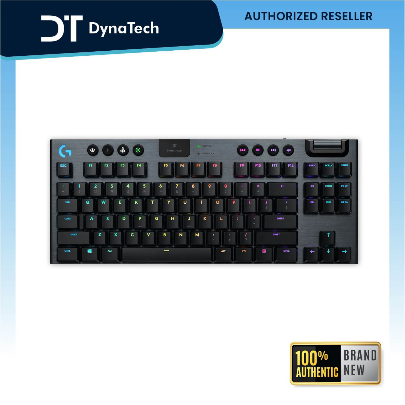 Logitech G913 TKL LIGHTSPEED Wireless RGB Mechanical Gaming Clicky ...