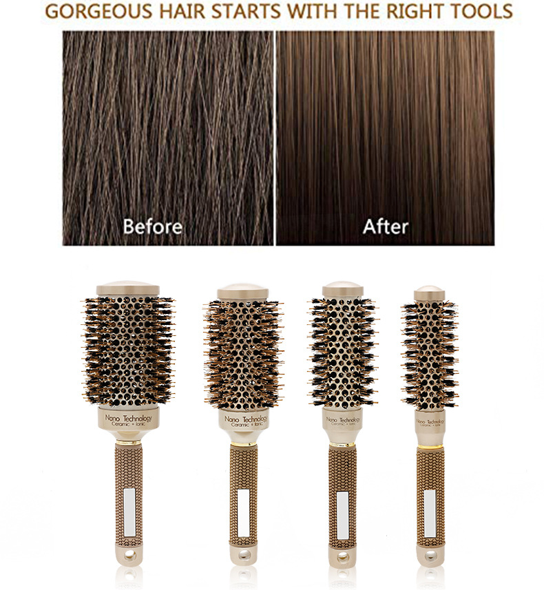 【Top Picks】1PC Professional Salon Styling Comb 4 Sizes Round Hair ...