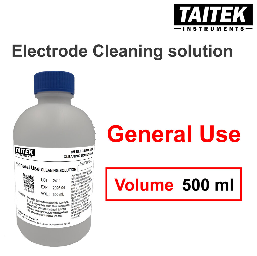 TAITEK น้ำยาทำความสะอาดหัววัด pH Electrode Cleaning Solution (General ...