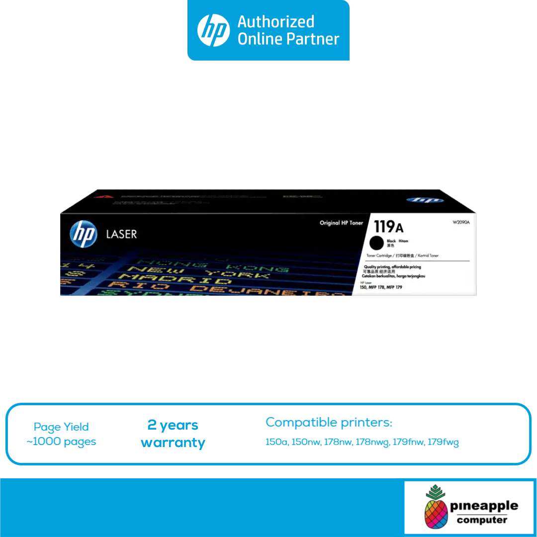 HP 119A Black Original Laser Original Toner Cartridge | Lazada