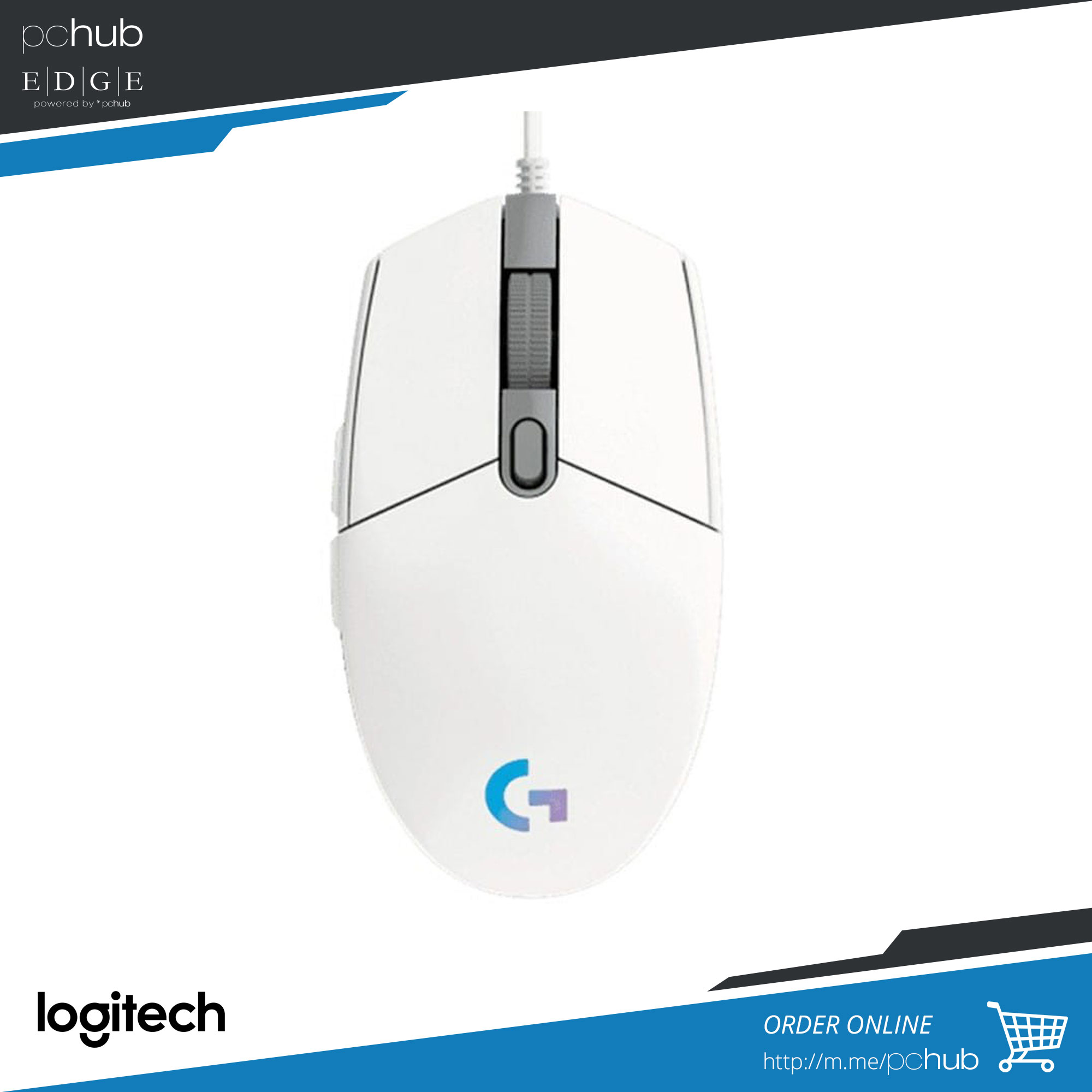 PChub | Logitech G102 Lightsync, white, gaming mouse, pn: 910-005803 | Lazada PH