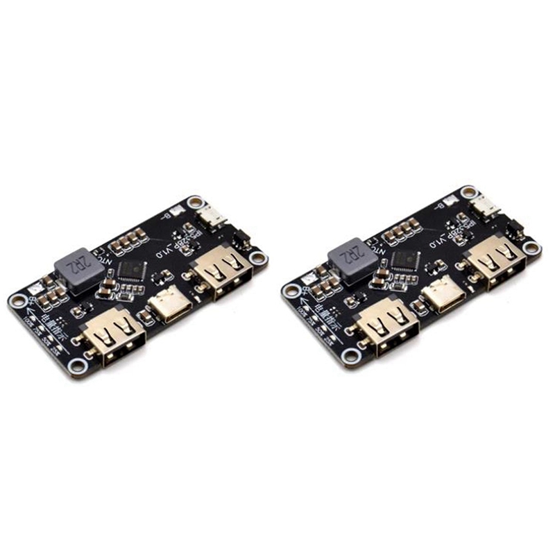 2 Pcs P5328P Boost Charging Module Dual USB 18650 Battery Fast Charger ...