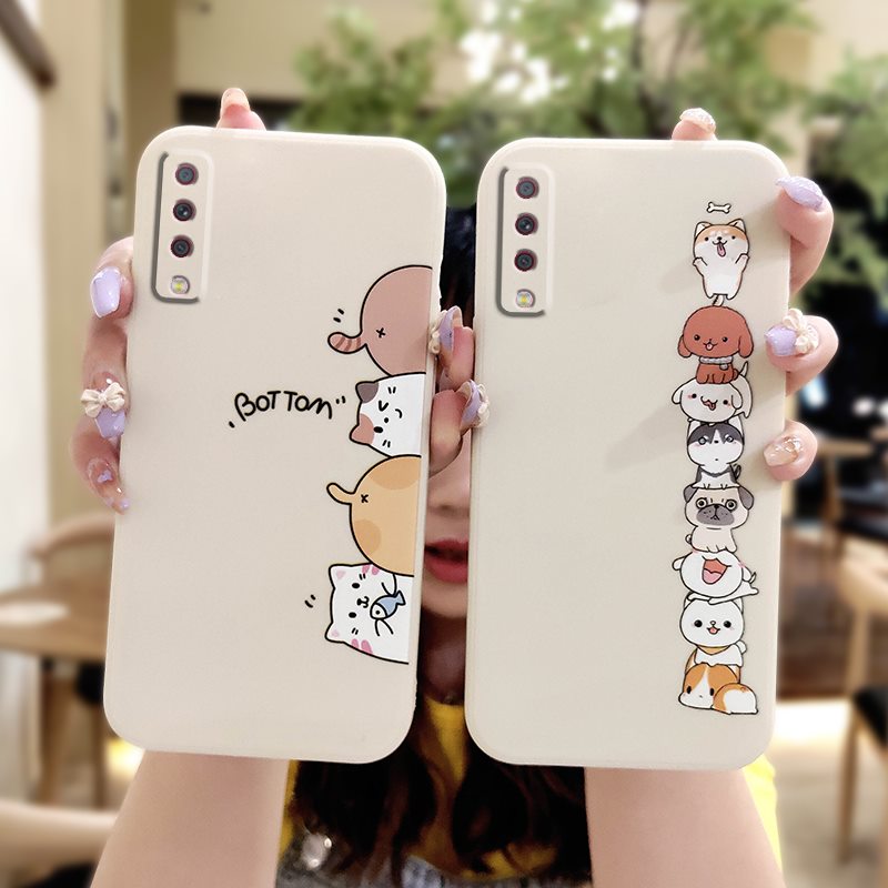 Dirt-resistant Durable Phone Case For Samsung Galaxy A7 2018/A750 Soft ...