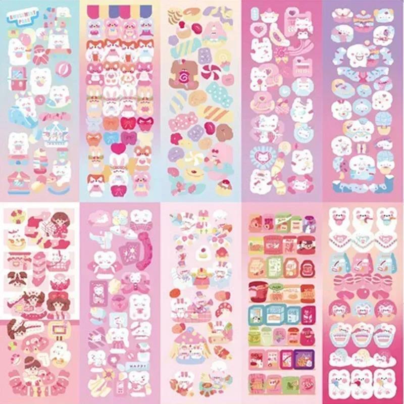 200PCS Assorted Series Cartoons Stickers Set Pack Girl Kids Deco ...