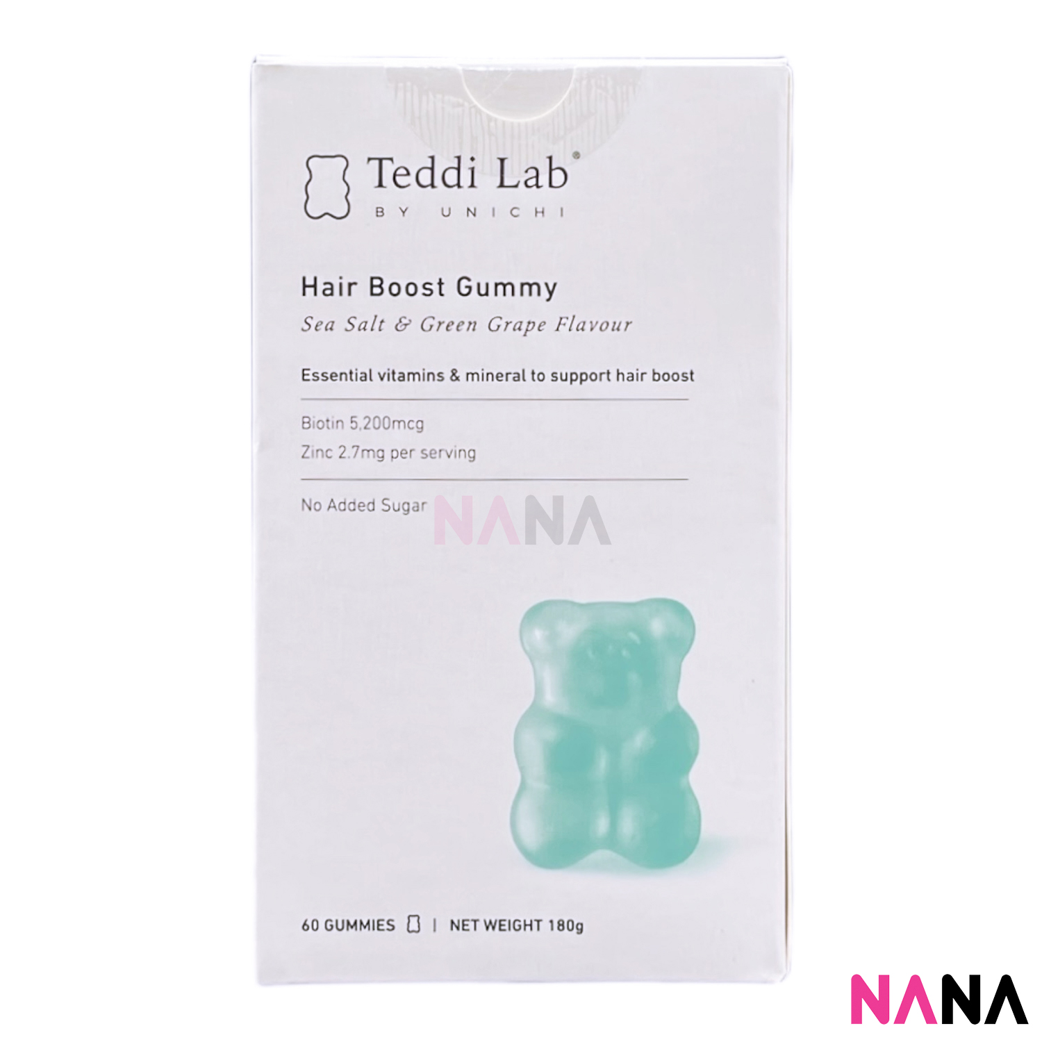 Unichi Teddi Lab Hair Boost Gummy Biotin + Zinc Gummy - Sea Salt ...