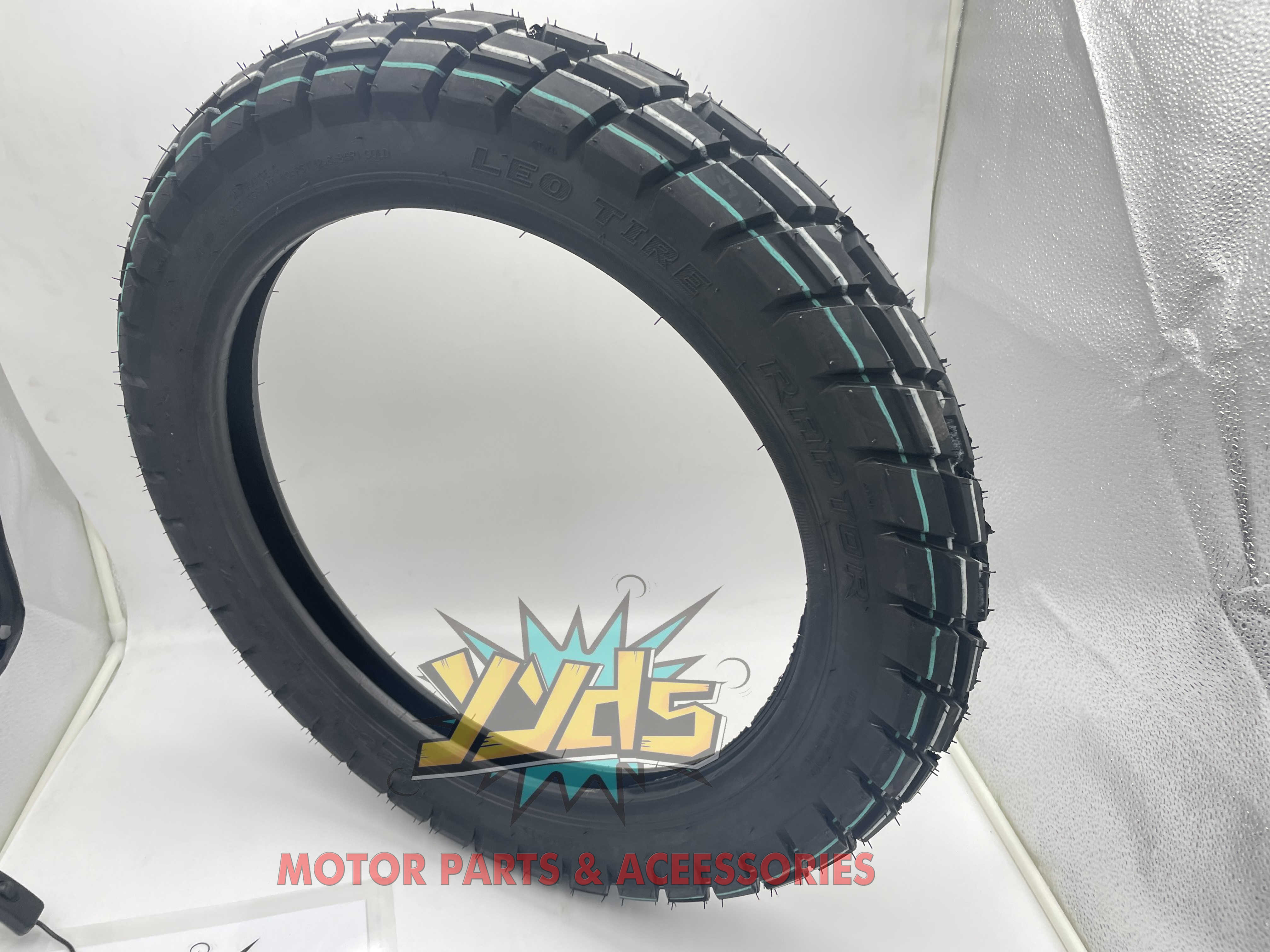 LEO RAPTOR TIRE DUAL SPORT TUBE TYPE TIRE FOR CAFE RACER / BRAT 17-19 ...
