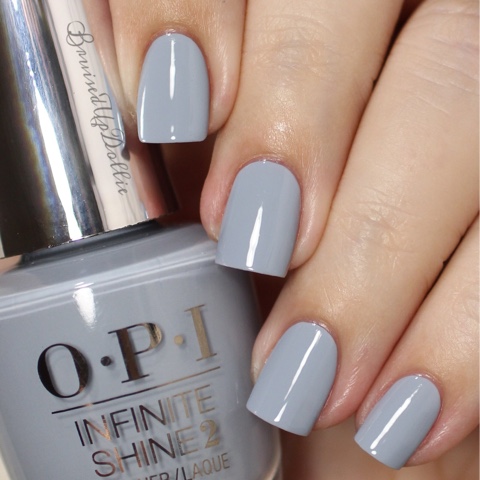 OPI Infinite Shine - Reach for the Sky (IS L68) ยาทาเล็บสีฟ้าอ่อนอมเทา ...