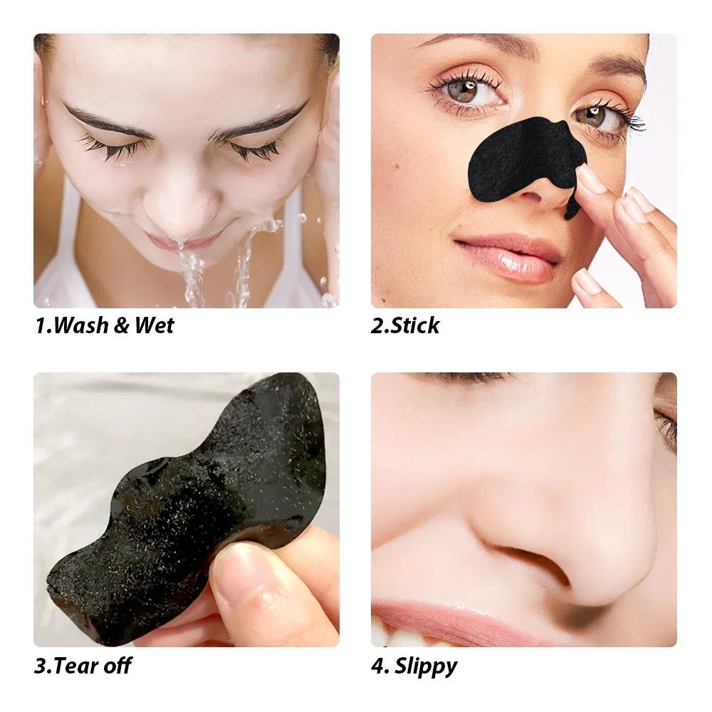 10Pcs Nose Blackhead Sticker Stripes Mask for Nose Deep Cleaning Shrink ...