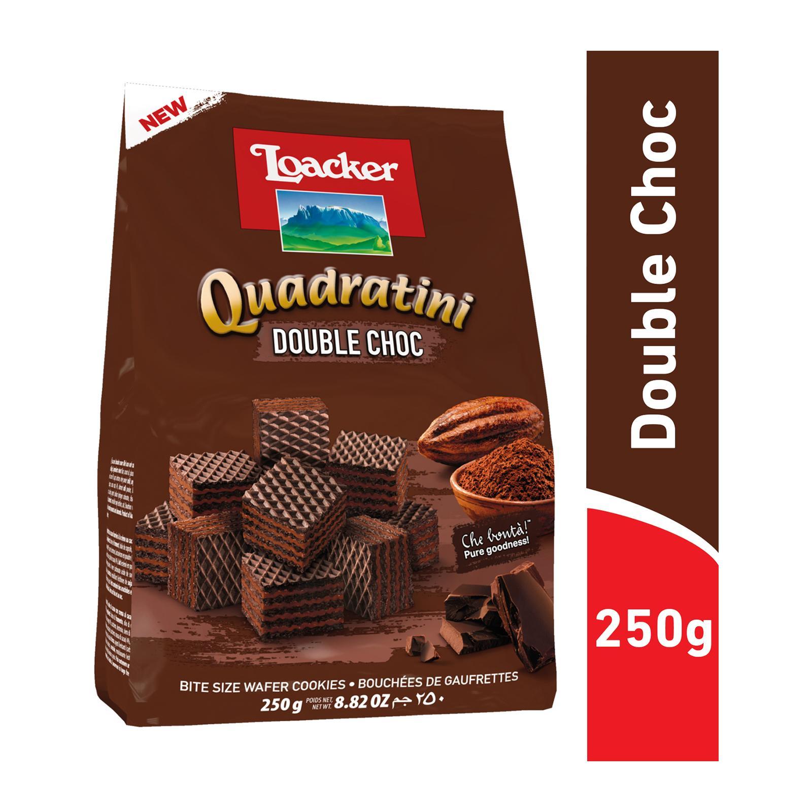 Loacker Quadratini Double Chocolate Crispy Wafer | Lazada Singapore