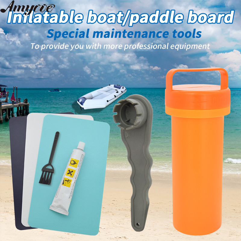 Kayaking Paddle Board Sup Repair Kit Glue Air Valve Paddle Board ...