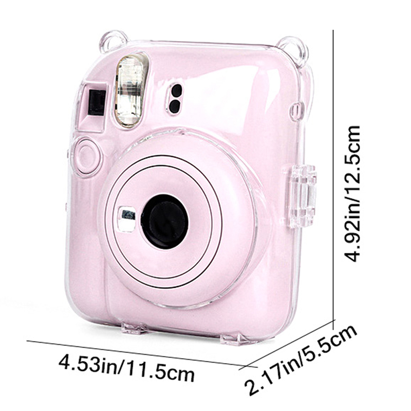 1Set For Instax Mini 12 Transparent Camera Bag Travel Shoulder Bag with ...