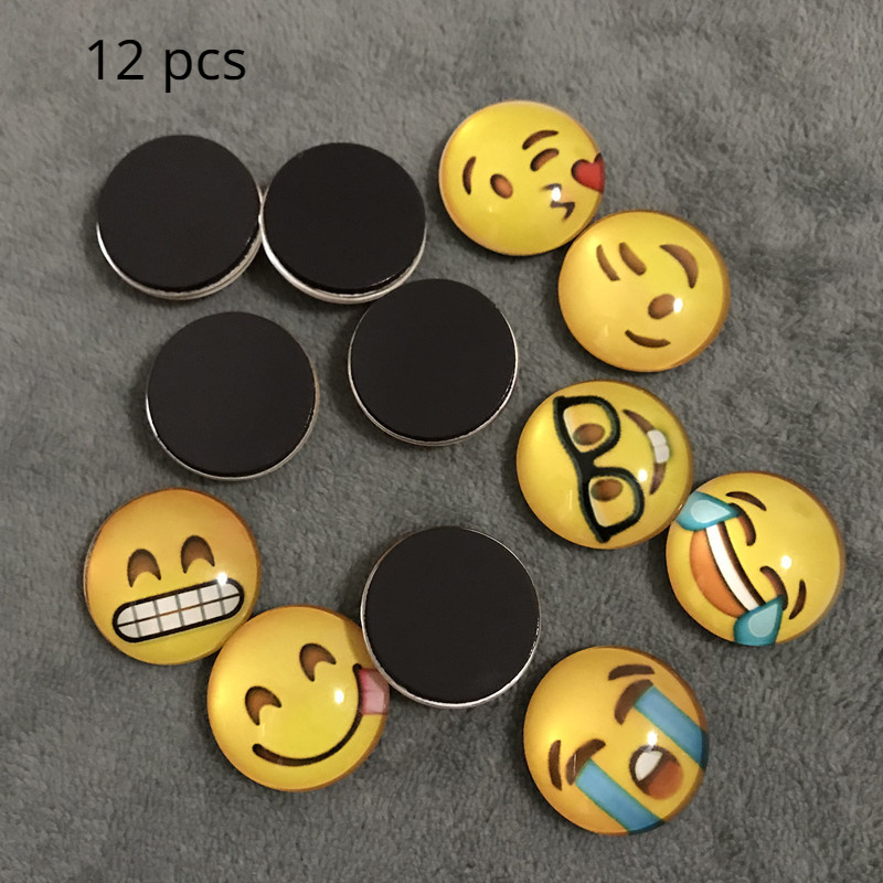 【Shop Now and Save】 12pcs Round Polystyrene Smile Fridge Magnets ...