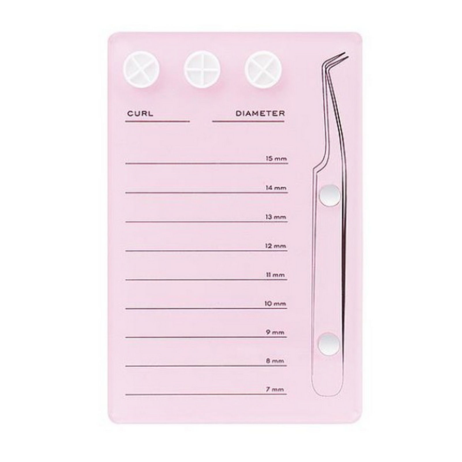 Safe Eyelash Scale Board Easy Application Magnetic Eyelash Scale Board ...