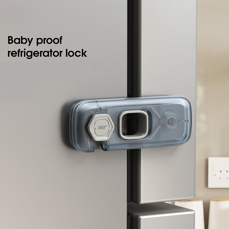 1Pc Home Refrigerator Lock Fridge Freezer Door Catch Lock Toddler Kids ...