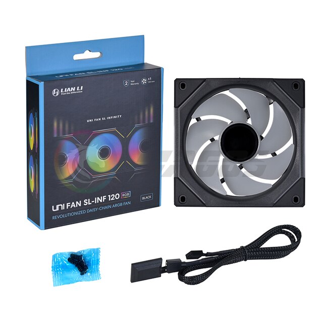 Lian Li UNI SL-IN 120mm Infinity Mirror ARGB Fan SL120 140 AL120 ...