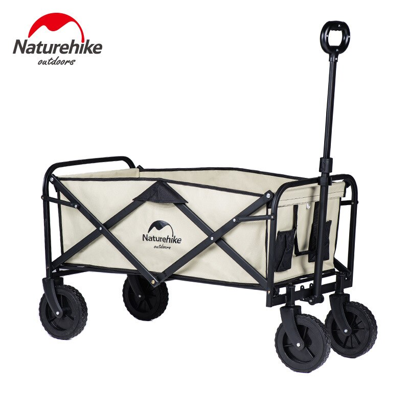 Naturehike 90L Outdoor Folding Trolley Portable Camping Trolley Car ...