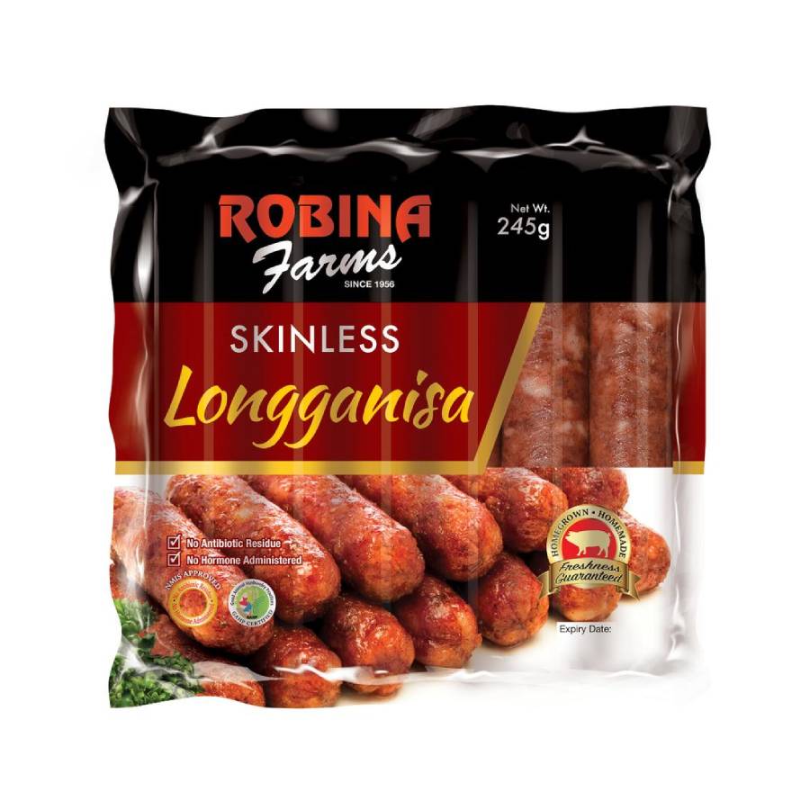 Primera Skinless Longganisa (245g) by Robina Farms - [Same Day Delivery cut off at 4PM] | Lazada PH