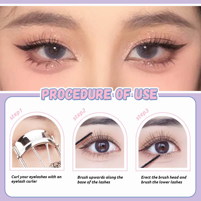 Suake trang điểm mắt Bộ bút kẻ mắt không thấm nước Curl dày Mascara kẹp ...
