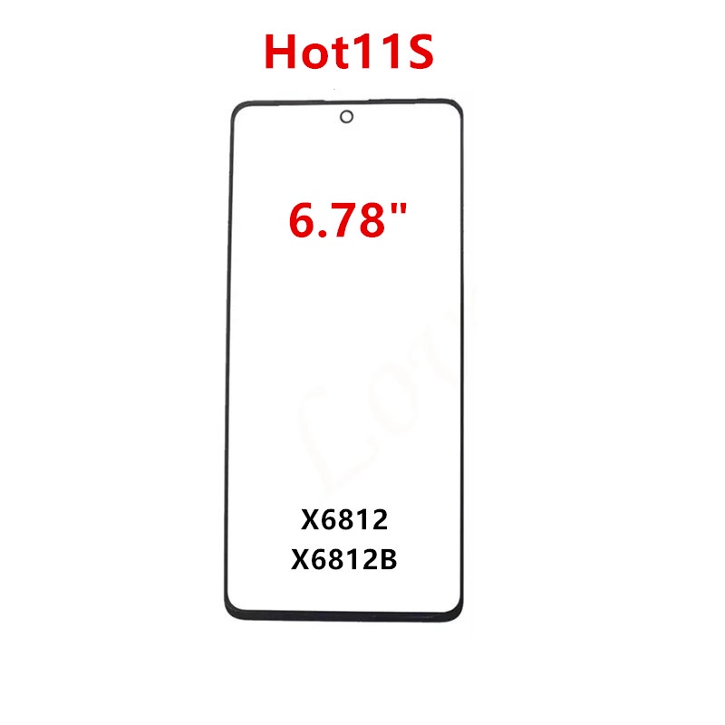 Front Glass Screen For Infinix Hot 11 Play 11S NFC X6812 X675 X662 ...