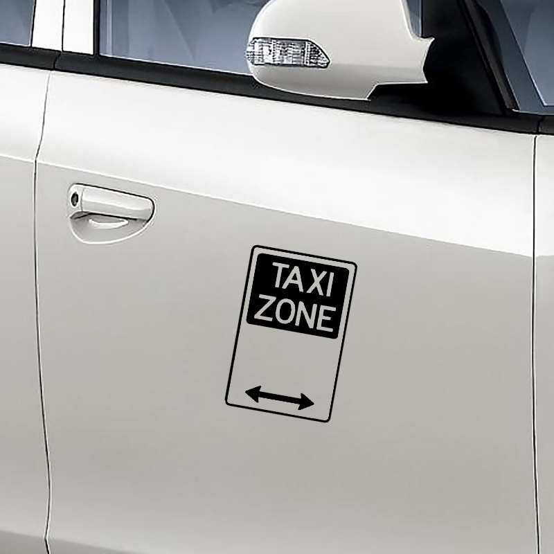 【Exclusive Offer】Fashion ty Sign TAXI ZONE SPAN ARROW Vinyl styling ...