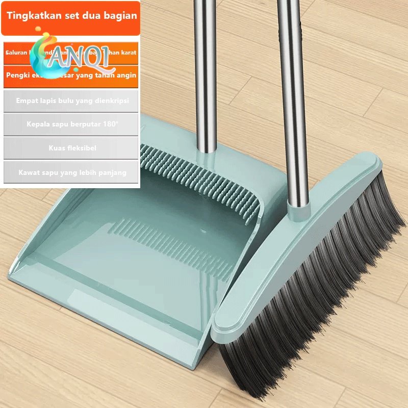ANQI SHOP Set Sapu Pengki Lipat / Alat Pembersih lantai VS-901 | Lazada ...
