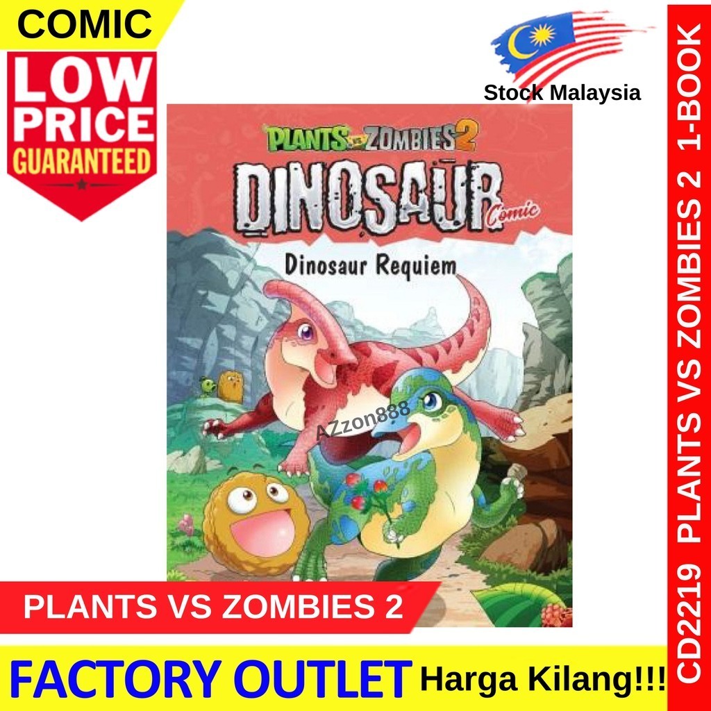 Plants Vs Zombies 2 - Dinosaur/Robots Comic (English ) x1BOOK | Lazada