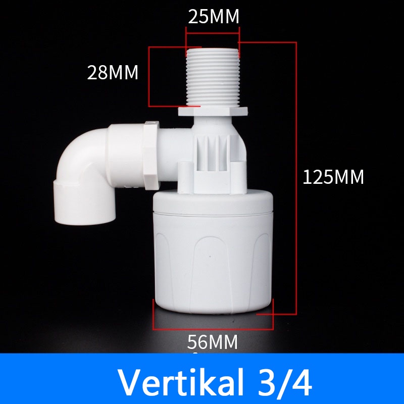 Kran Otomatis Bak Mandi Kran Otomatis Bak Mandi 1/2/3/4" Pelampung ...