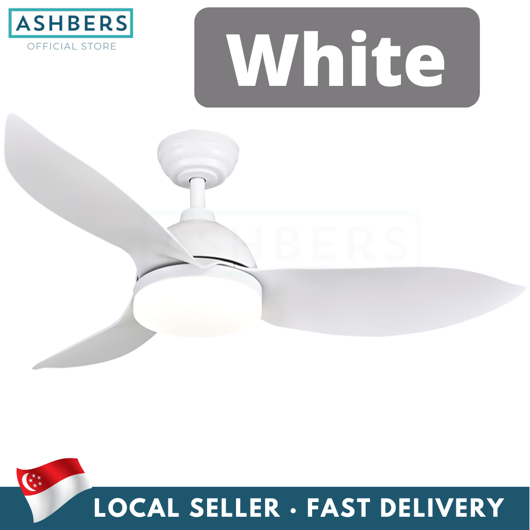 BESTAR RAPTOR 3 Blade Ceiling Fan with optional 24W Tricolour LED Light ...