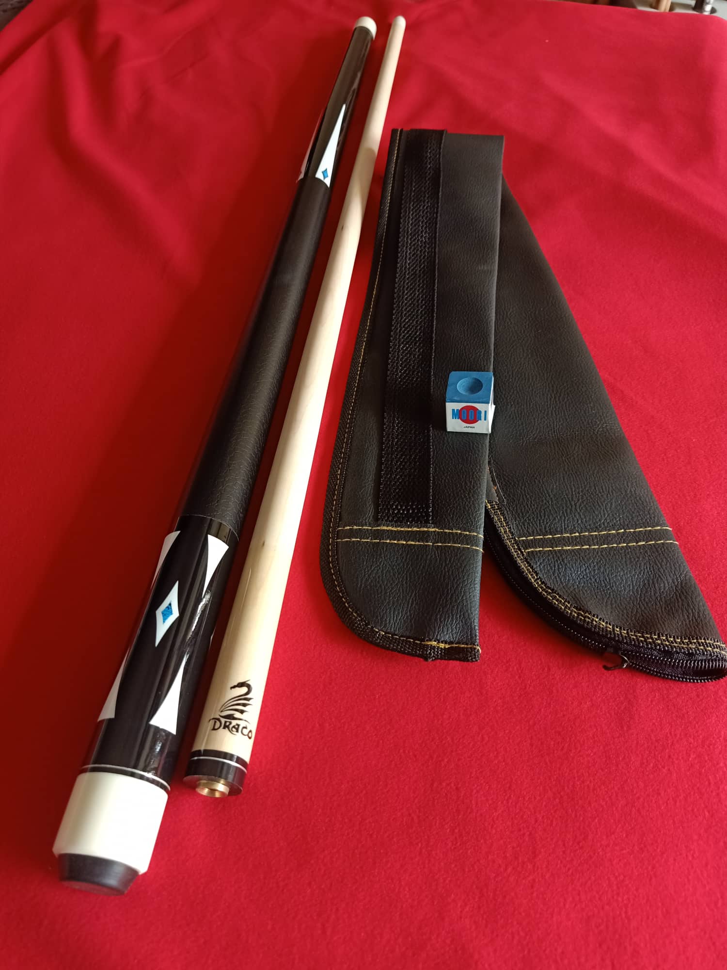DRACO CUE STICK WITH FREE SOFTCASE & TISA / BILLIARD CUE STICK / TAKO ...