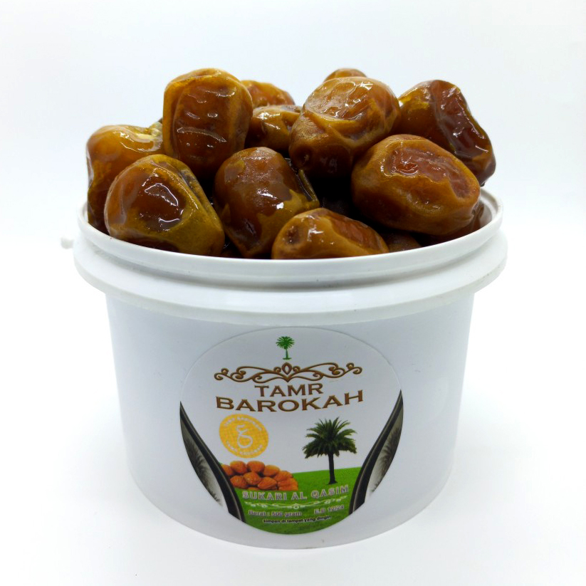 Terbaru Kurma Sukari Ember 500gr Tamr Barokah / Kurma Sukari Al Qosim ...