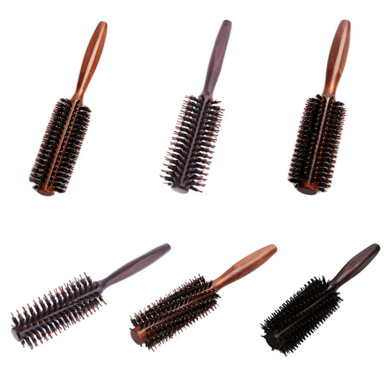 【Flash sale】 6 Types Straight Twill Hair Comb Natural Rolling Brush ...