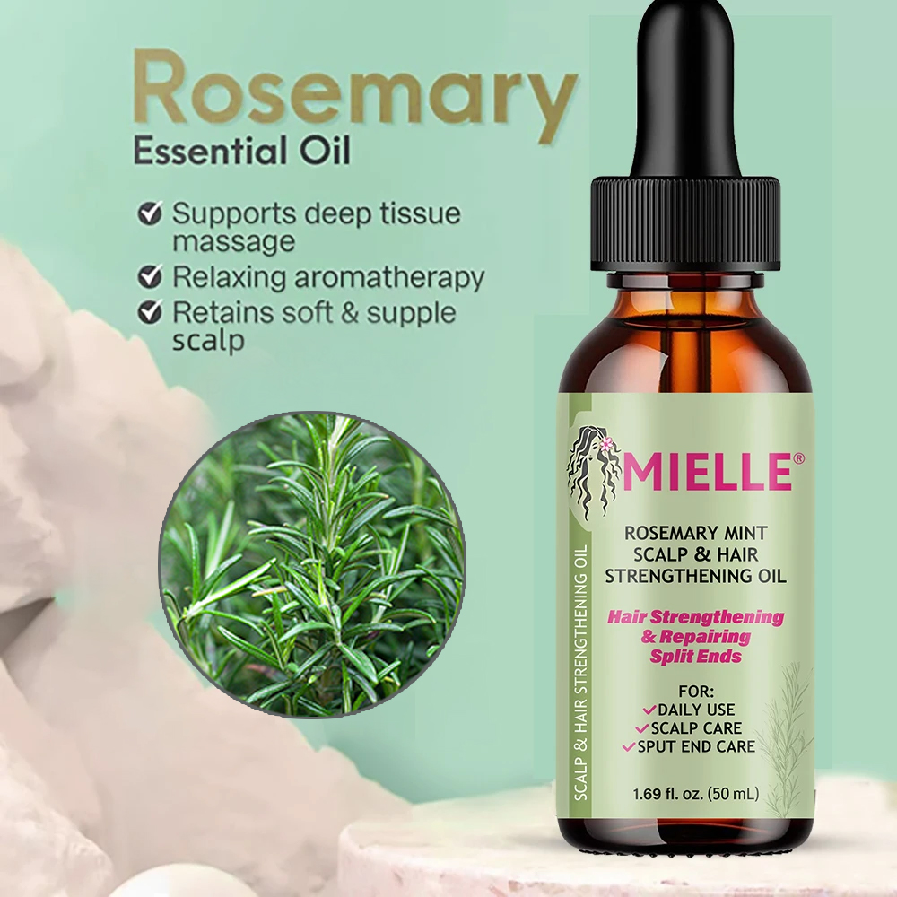 Hair Growth Essential Oil Rosemary Mint Hair Strengthening Oil ...