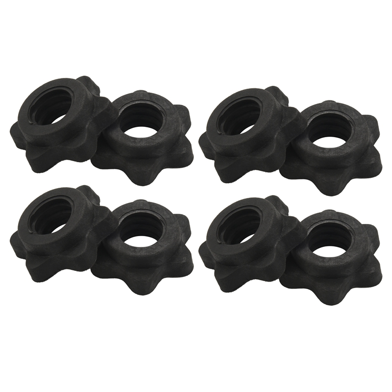 4 Pairs Dumbbell Hex Nut,Dumbbell Rod Nut,Spinlock Collars for Barbells ...