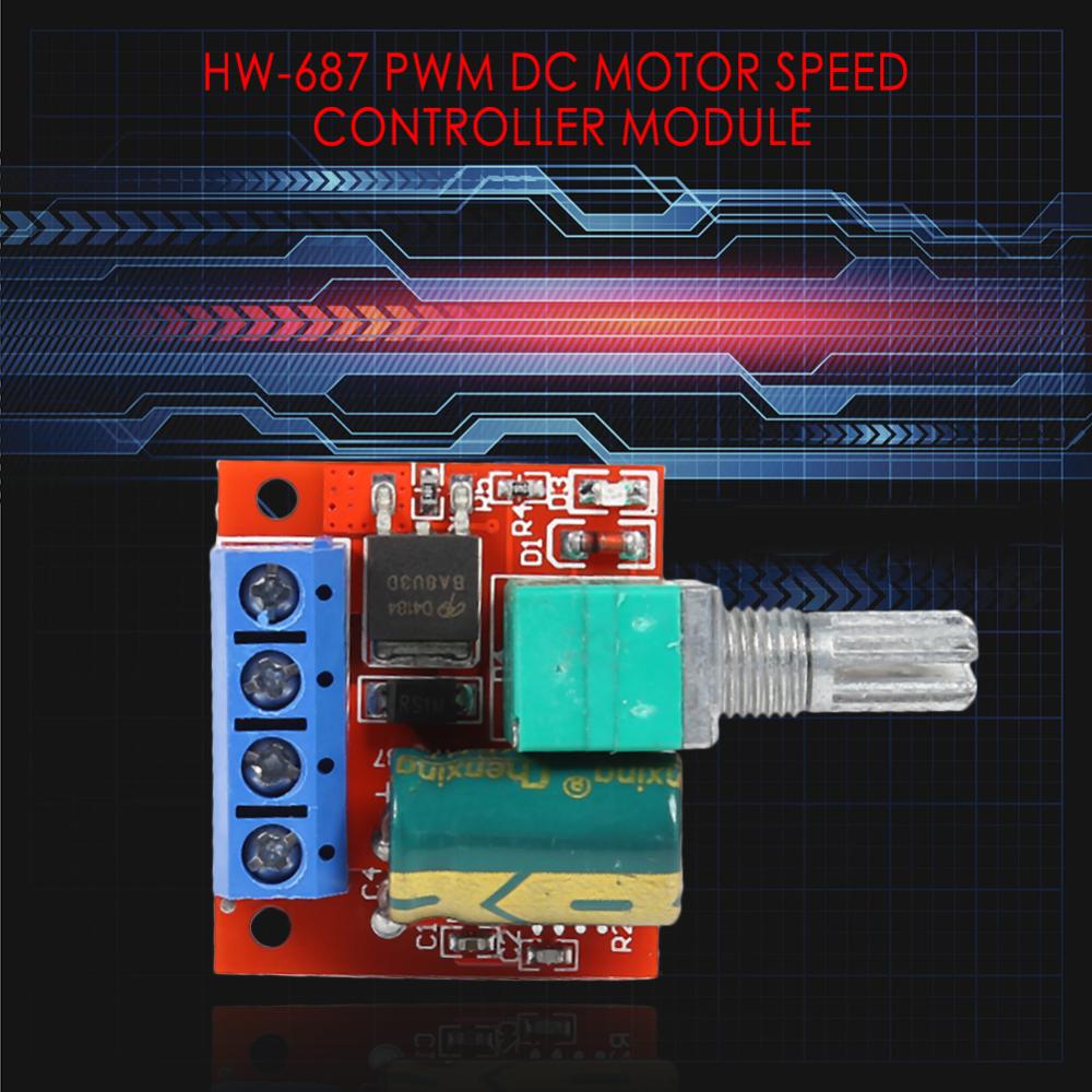HW-687 PWM DC Motor Speed Controller Module DC4.5V-28V Adjustable ...