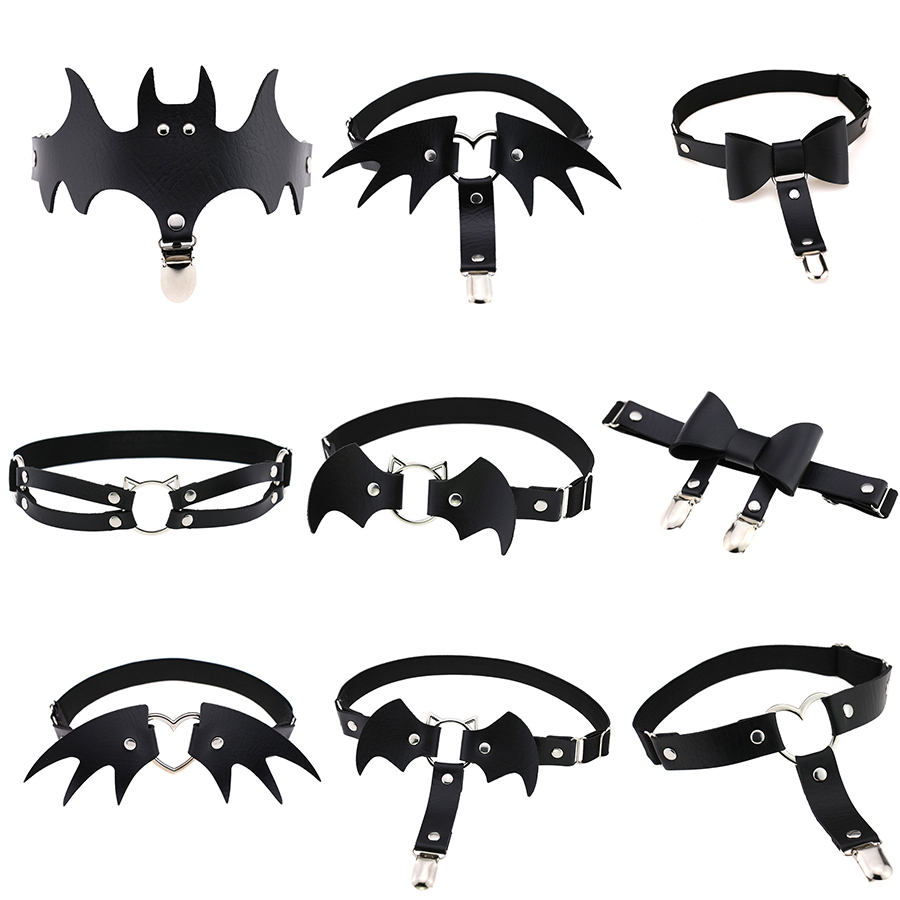Halloween Harajuku Bat Wings Garter Goth Christmas Garter Belt Punk ...